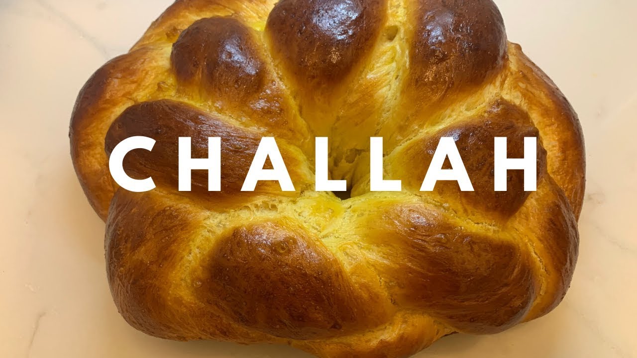 My First Time Making Challah Bread - YouTube