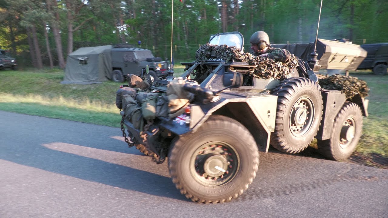 Scout Car Daimler Ferret Mk1 Panzerspähwagen British Army of the Rhine ...
