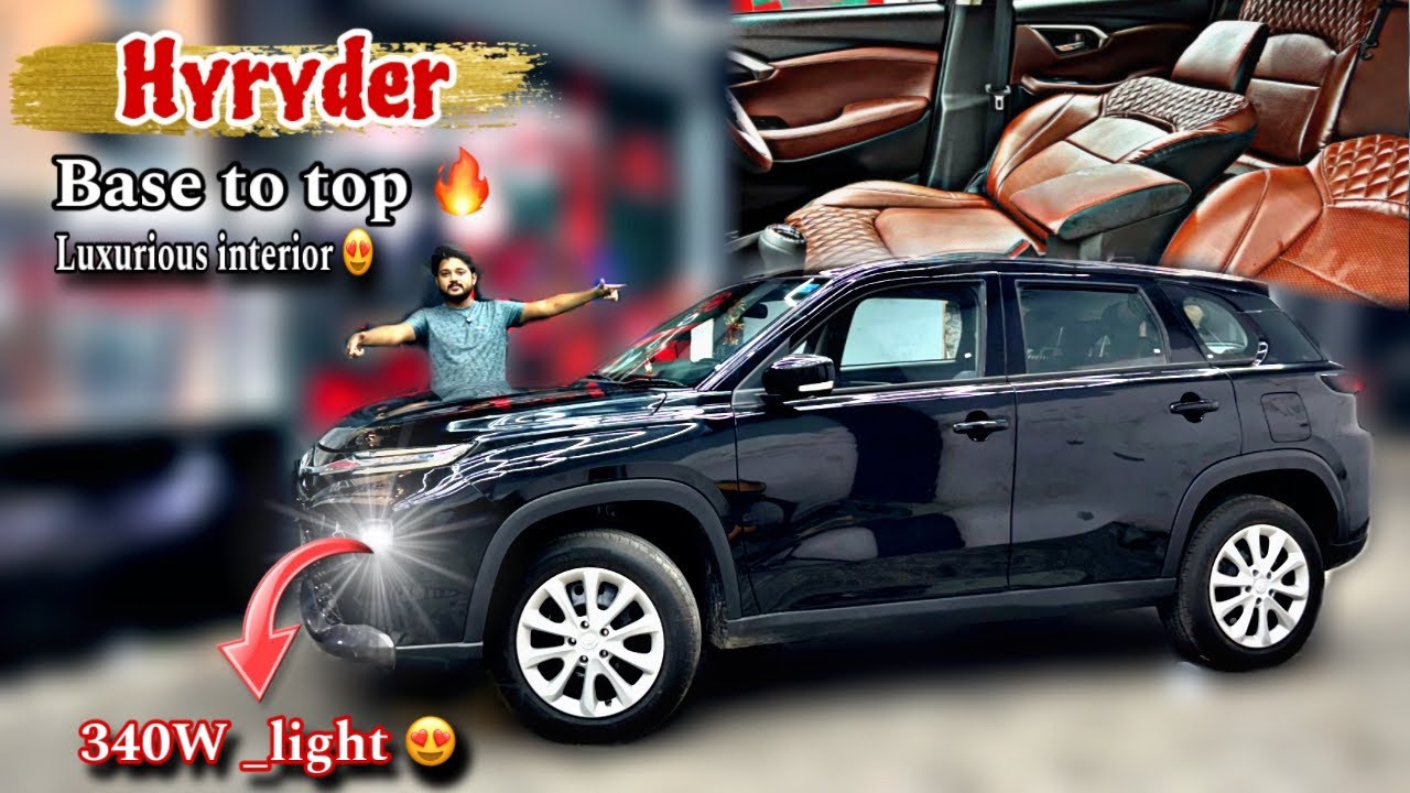 TOYOTA HYRYDER E with SUPER LUXURIOUS INTERIOR AND SEAT 😍🔥 !! full base ...