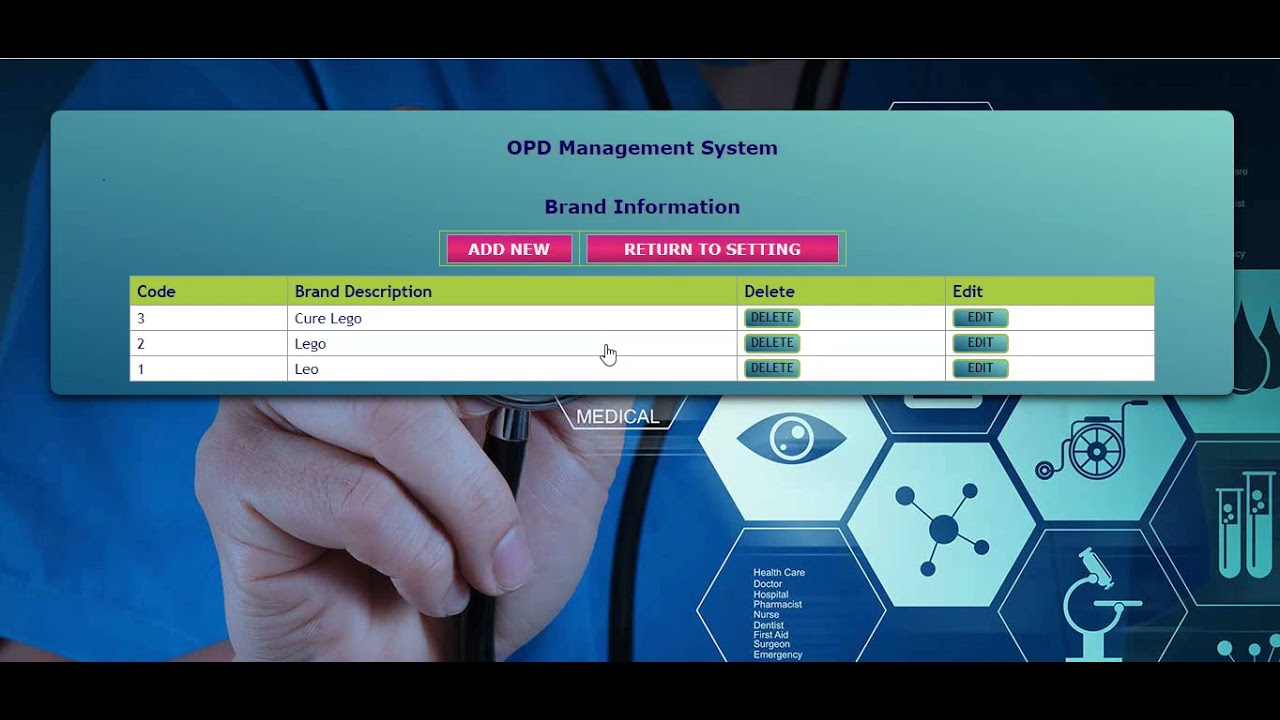 Web Application for Opd - YouTube