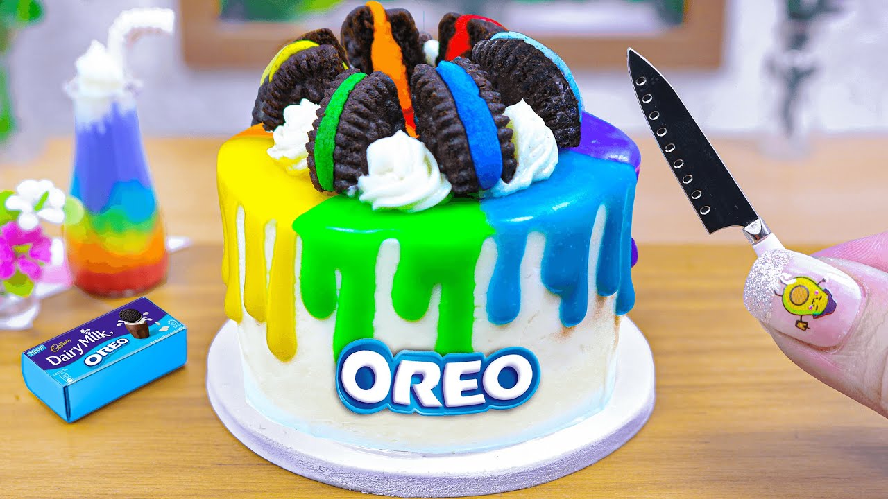 Resep Kue OREO Pelangi yang Cantik🌈🍫Buat Kue Cokelat OREO Kecil Terbaik ...
