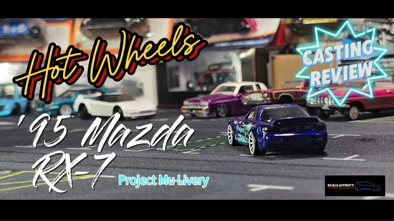 Hot Wheels Casting Review, '95 Mazda RX-7 (Project Mu Livery) - YouTube
