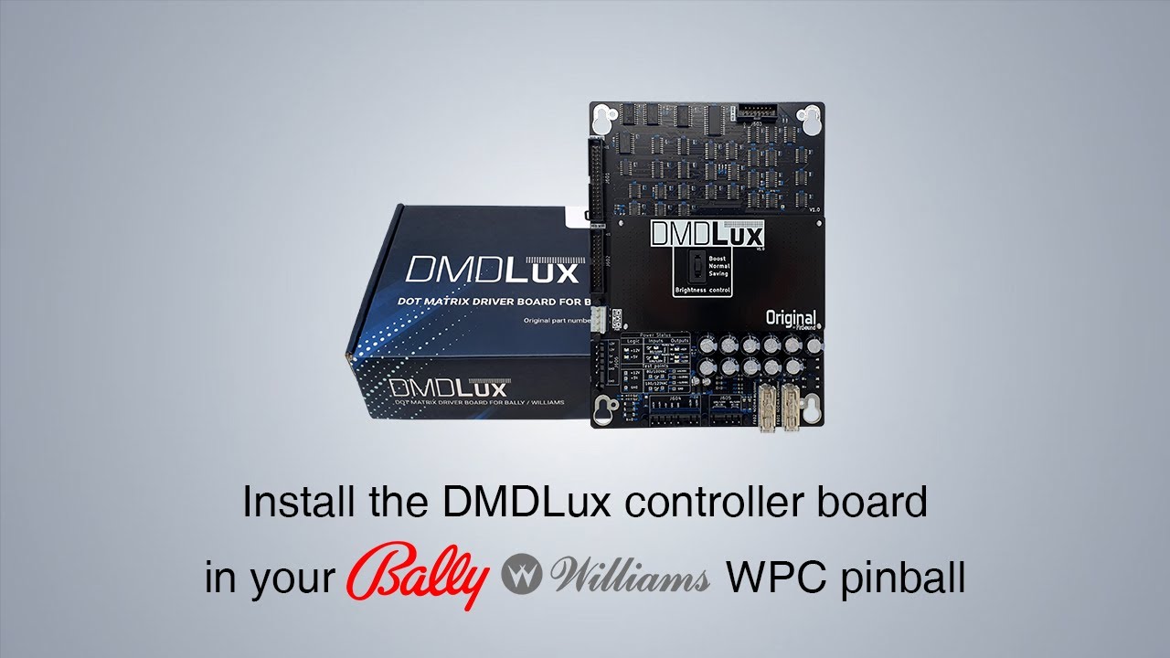 How to install a DMDLux controller board in a Bally Williams WPC ...