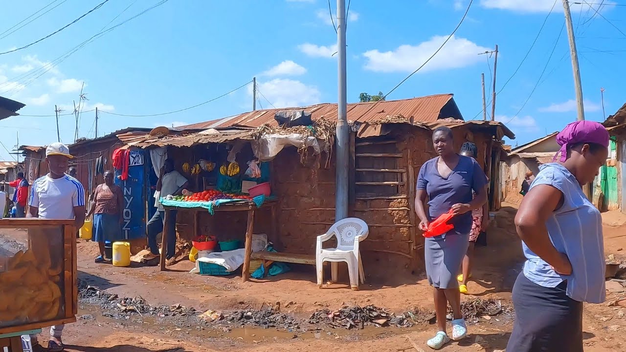 KIBERA SLUMS [4K walk video] - YouTube
