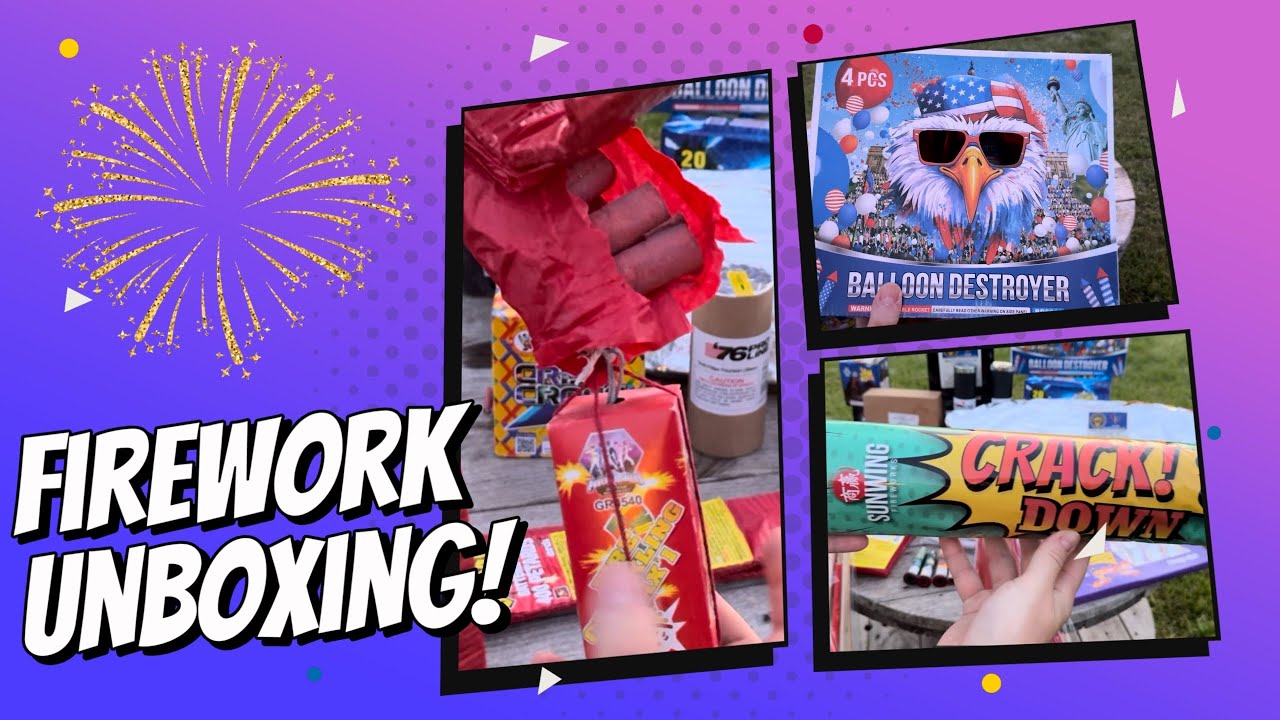 UNBOXING MORE AWESOME FIREWORKS!! - YouTube