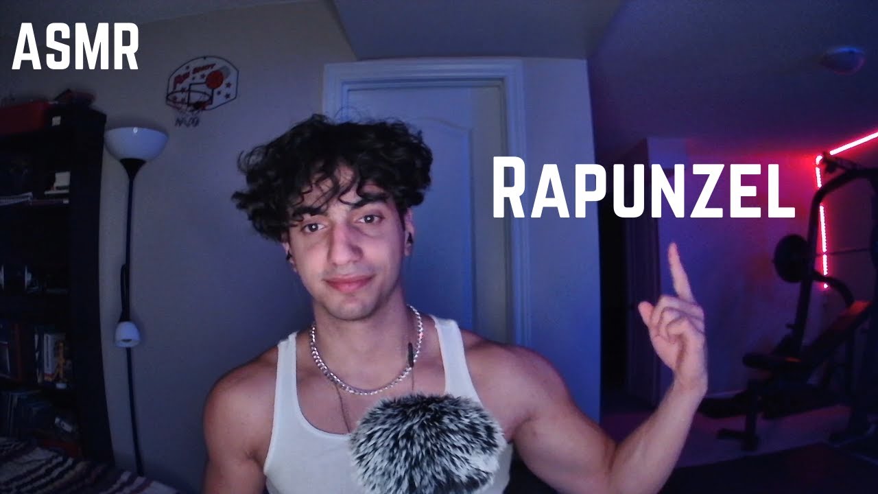 ASMR Storytime - Whispering & Head Massage (Rapunzel) - YouTube