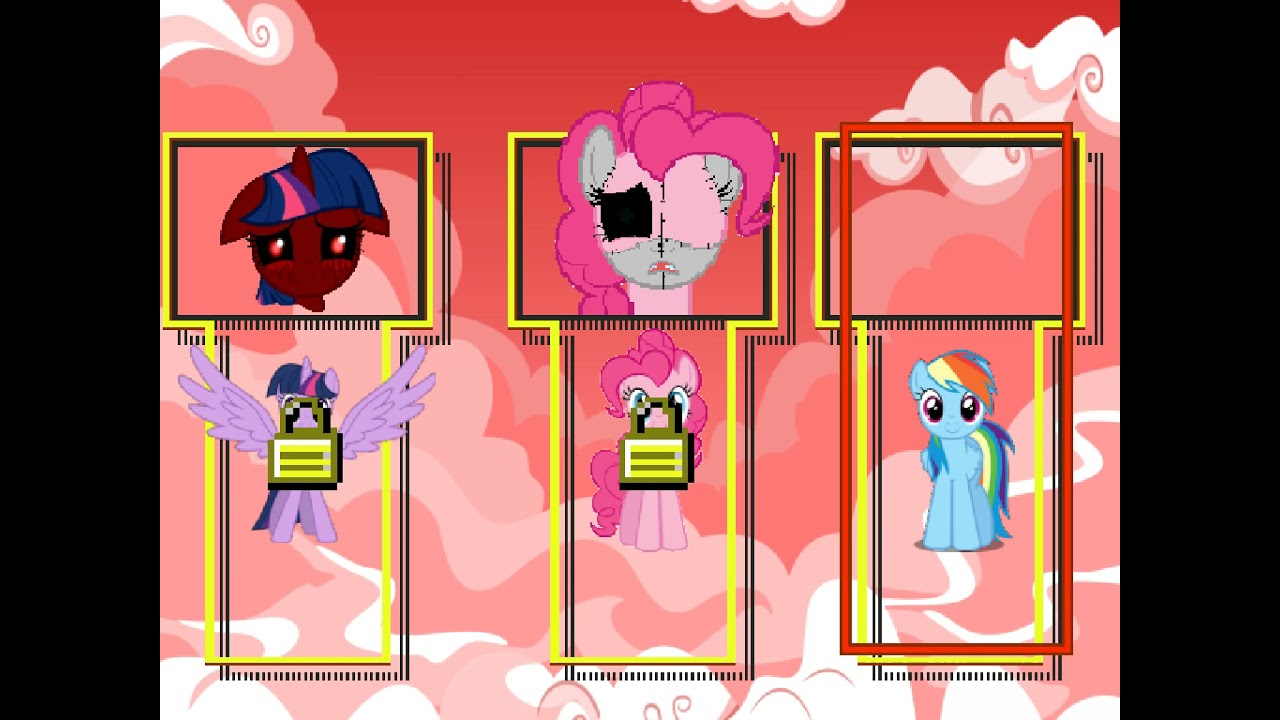 My Little Pony Sonic.exe Horror Games Gameplay - YouTube