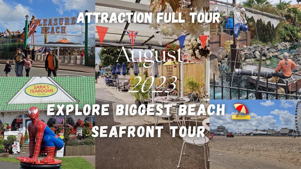 GREAT YARMOUTH Seafront Attractions Full Tour|Town Centre Walk ...