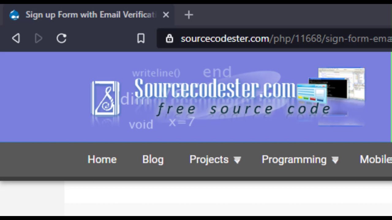 Sign up Form with Email Verification in PHP/MySQLi Tutorial Demo - YouTube