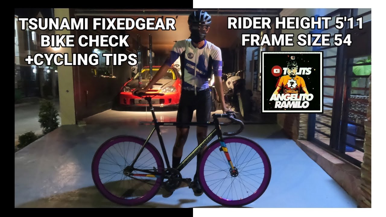 BIKE CHECK: LJ ORDILLA SNM100 TSUNAMI FIXEDGEAR BIKE +CYCLING TIPS ...
