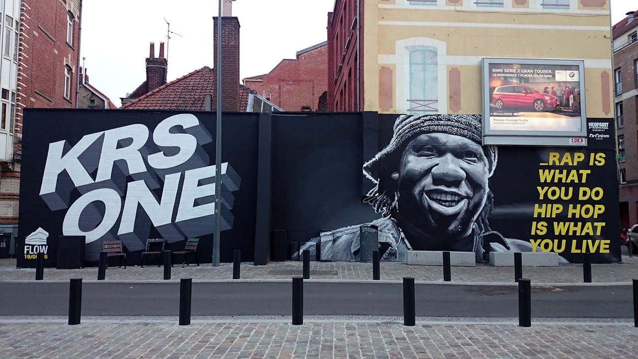 KRS ONE and bumpy knuckles stand up - YouTube