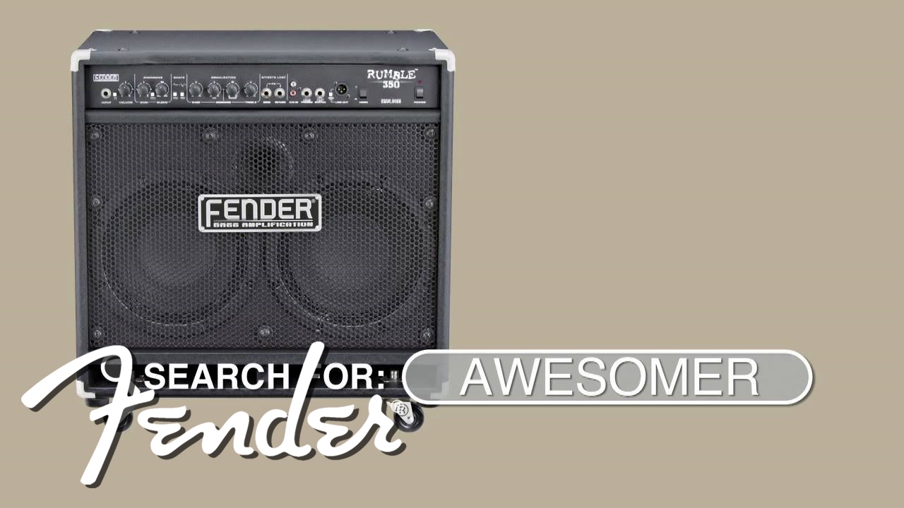 Fender RUMBLE Bass Amps - AWESOME | Fender - YouTube