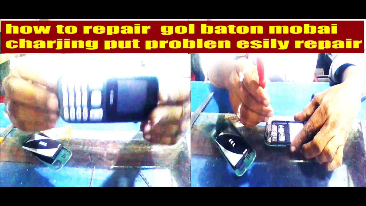 how to repair gol baton mobai charjing put problen esily repair - YouTube