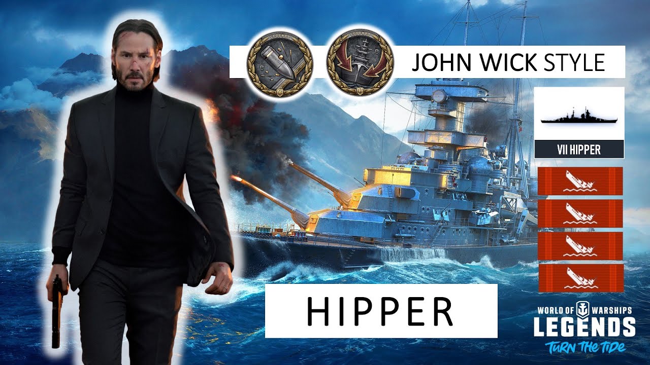 Hipper - John Wick Style (World of Warships: Legends Xbox Series X 4K ...