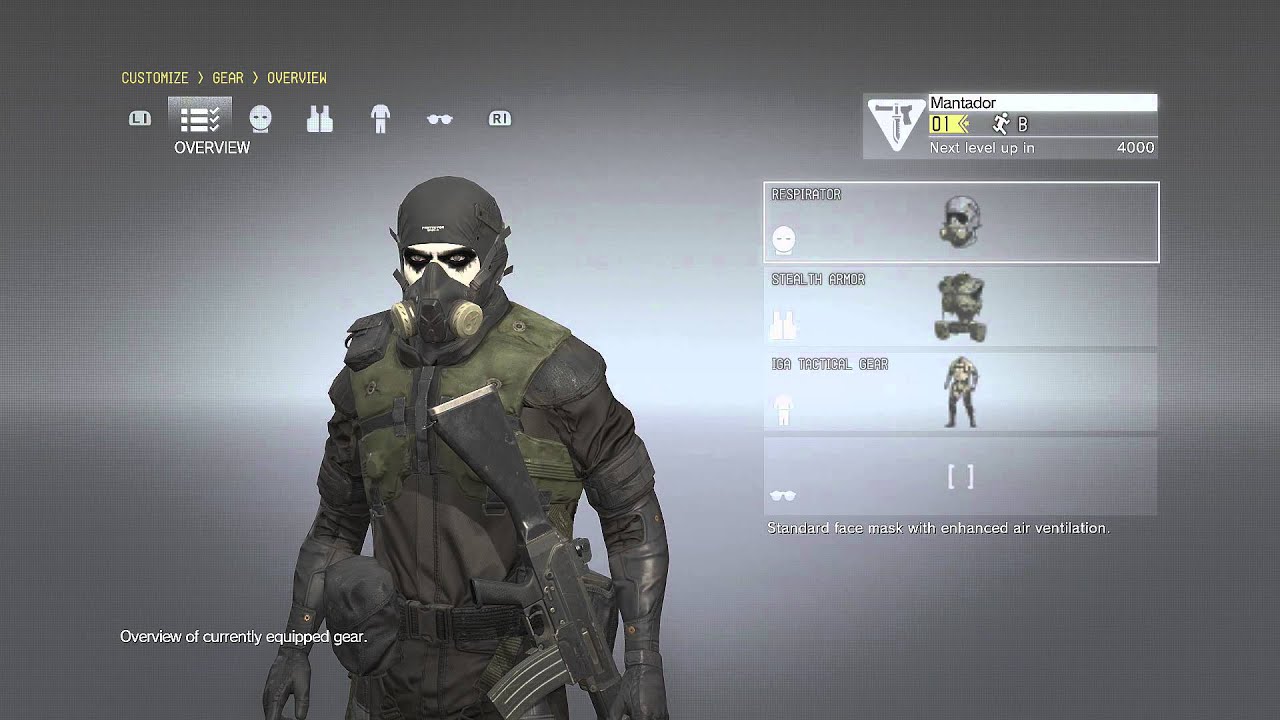 MGO3 1st Ascension (Prestige) Infiltrator Class Sneaking Suit Unlocked ...