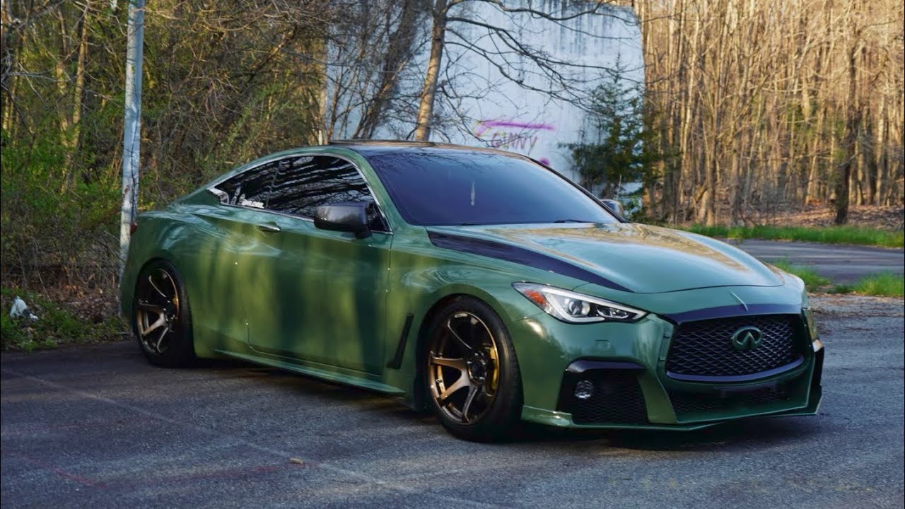 Infiniti Q60 wrap transformation! - YouTube