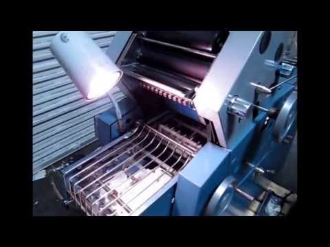 ATF Chief Model 17 Offset Printing Press - YouTube