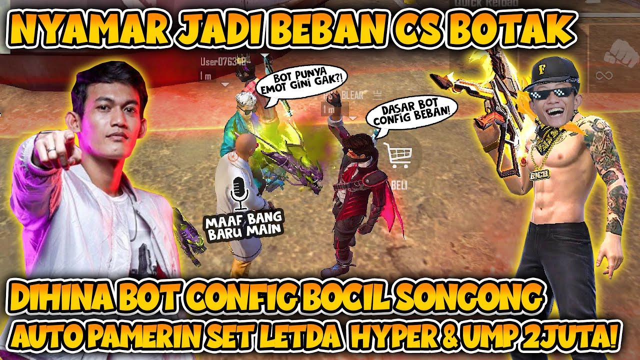 NYAMAR JADI BEBAN CS DIHINA PLAYER SONGONG NGAMUK GANTI SET BUNDLE ...
