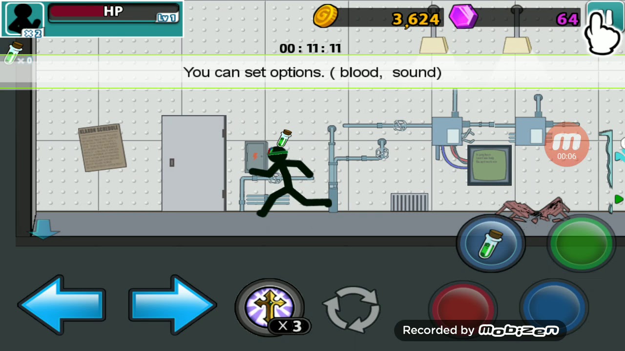 Stickman fight zombie - YouTube