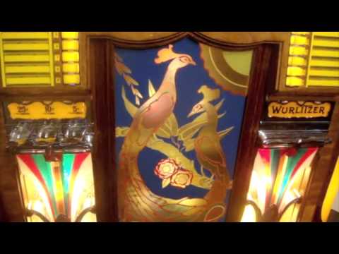 Wurlitzer 850 Peacock Jukebox - YouTube