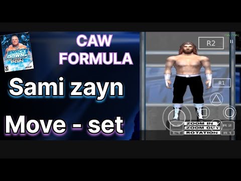 CAW FORMULA - Sami zayn Move set | wwe hctp - YouTube