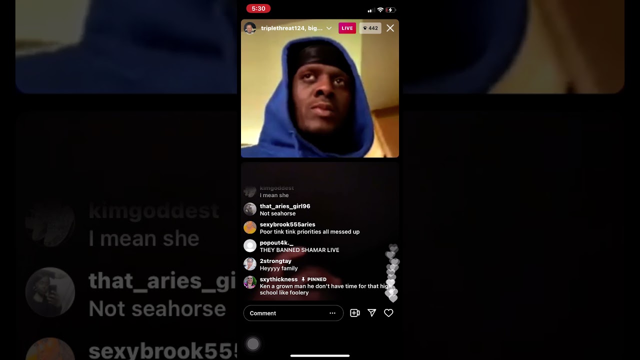 Shamar Gets Angry while on live with Ken - YouTube