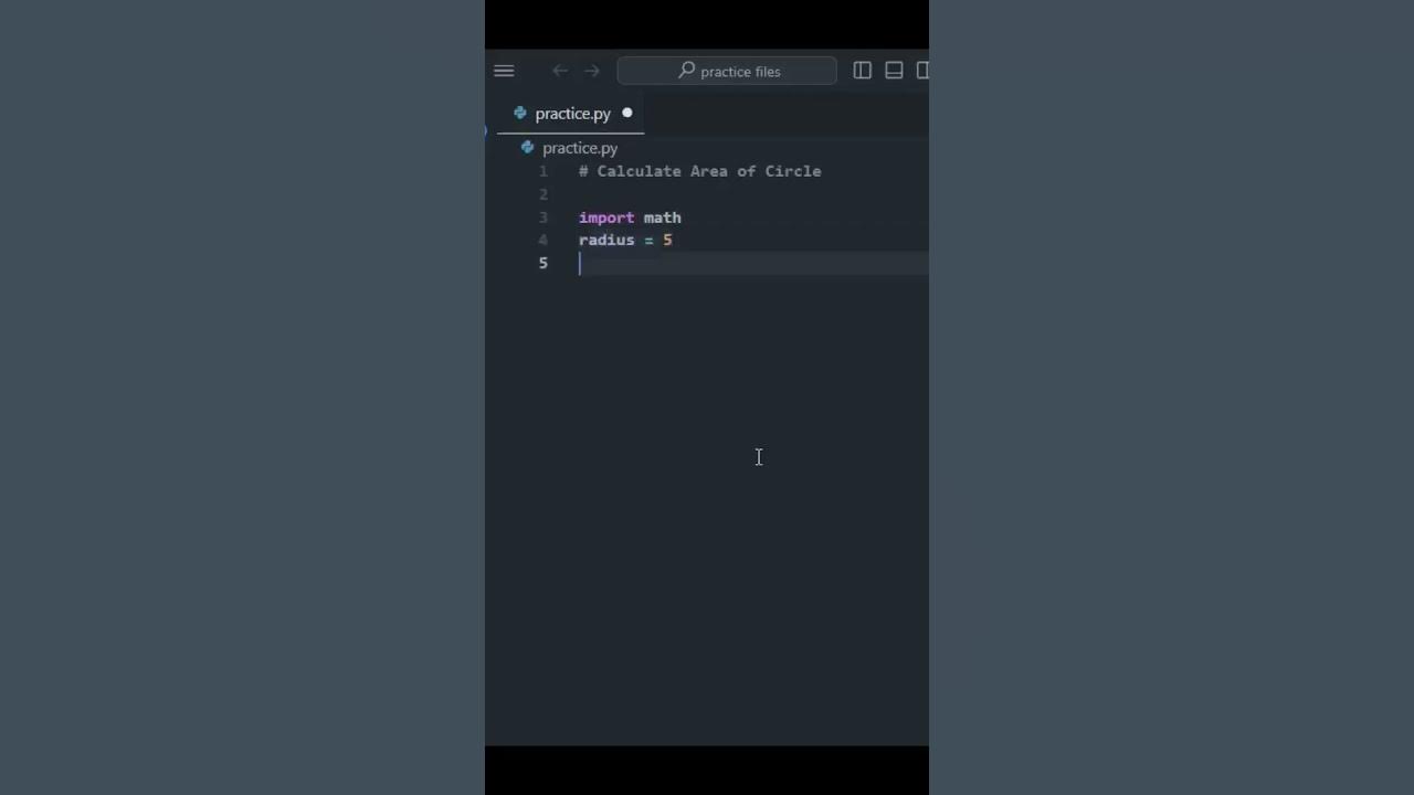 Calculate Area Of Circle Python Pythonprogramming Coding Learnpython Pythonforbeginners