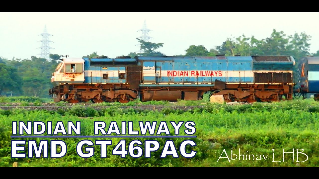 Best Whining Sound of WDP4 Diesel Engine | EMD GT46PAC | Bamanhat ...