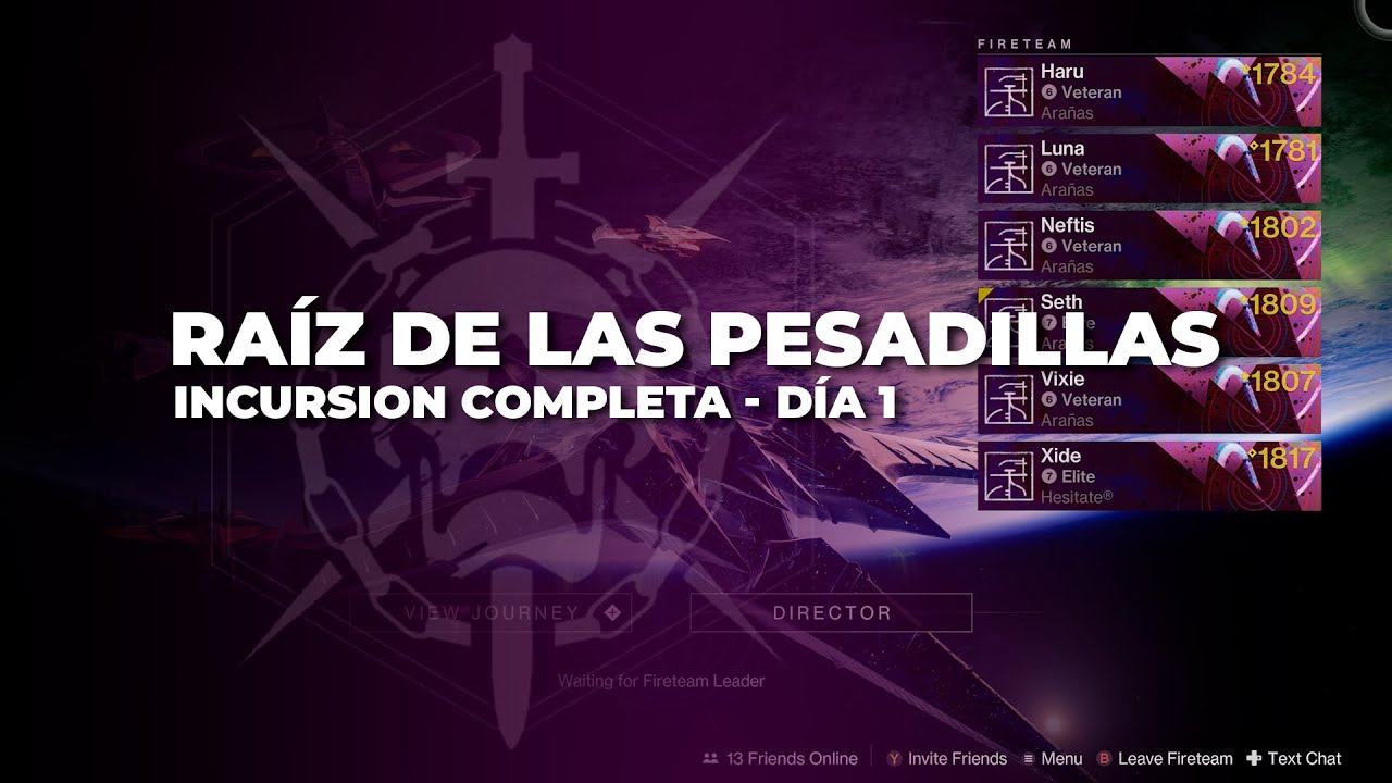 Destiny 2 Ra z De Las Pesadillas D a 1 Raid Completa YouTube
