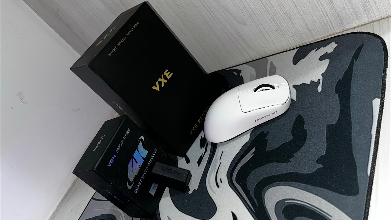 Review do VXE R1 PRO MAX e Dongle 4KHZ - YouTube