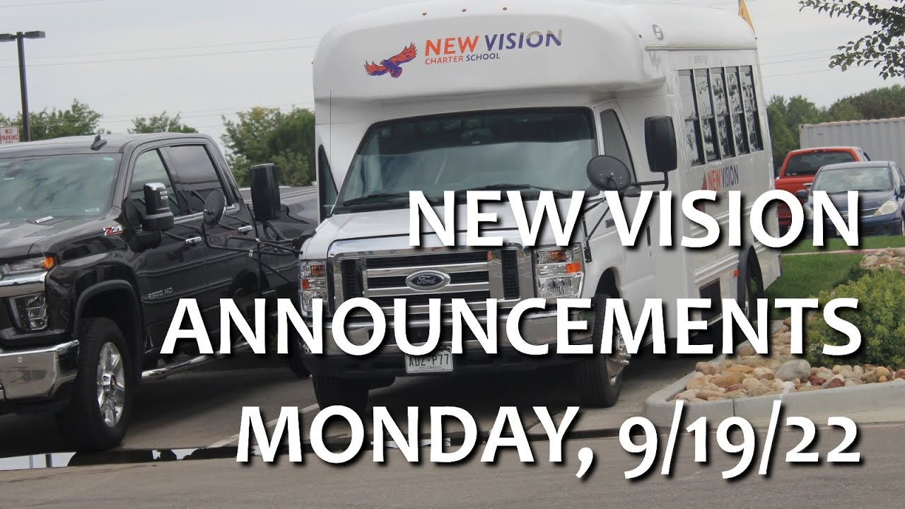 Morning Announcements (Monday, September 19, 2022) - YouTube