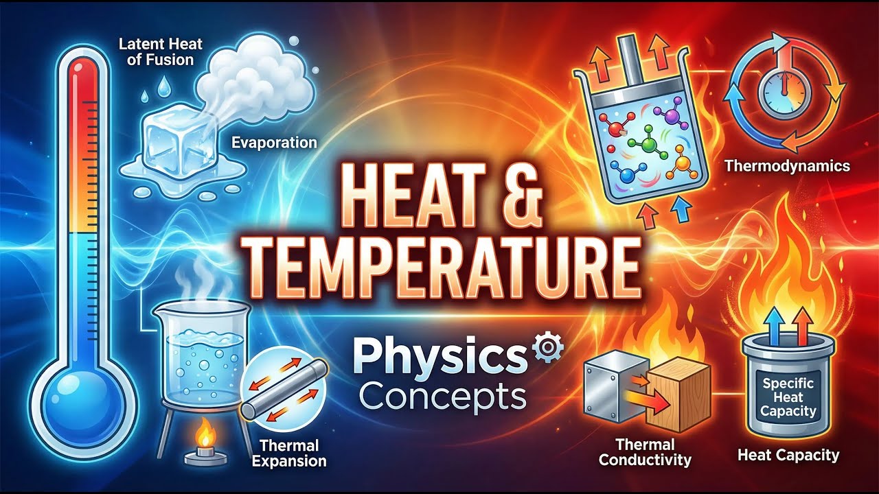 Basic Concepts of Heat and Temperature | Heat Capacity, Gas Laws ...