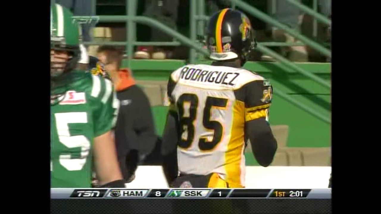 October 19, 2008 - CFL - Hamilton Tiger-Cats @ Saskatchewan Roughriders ...