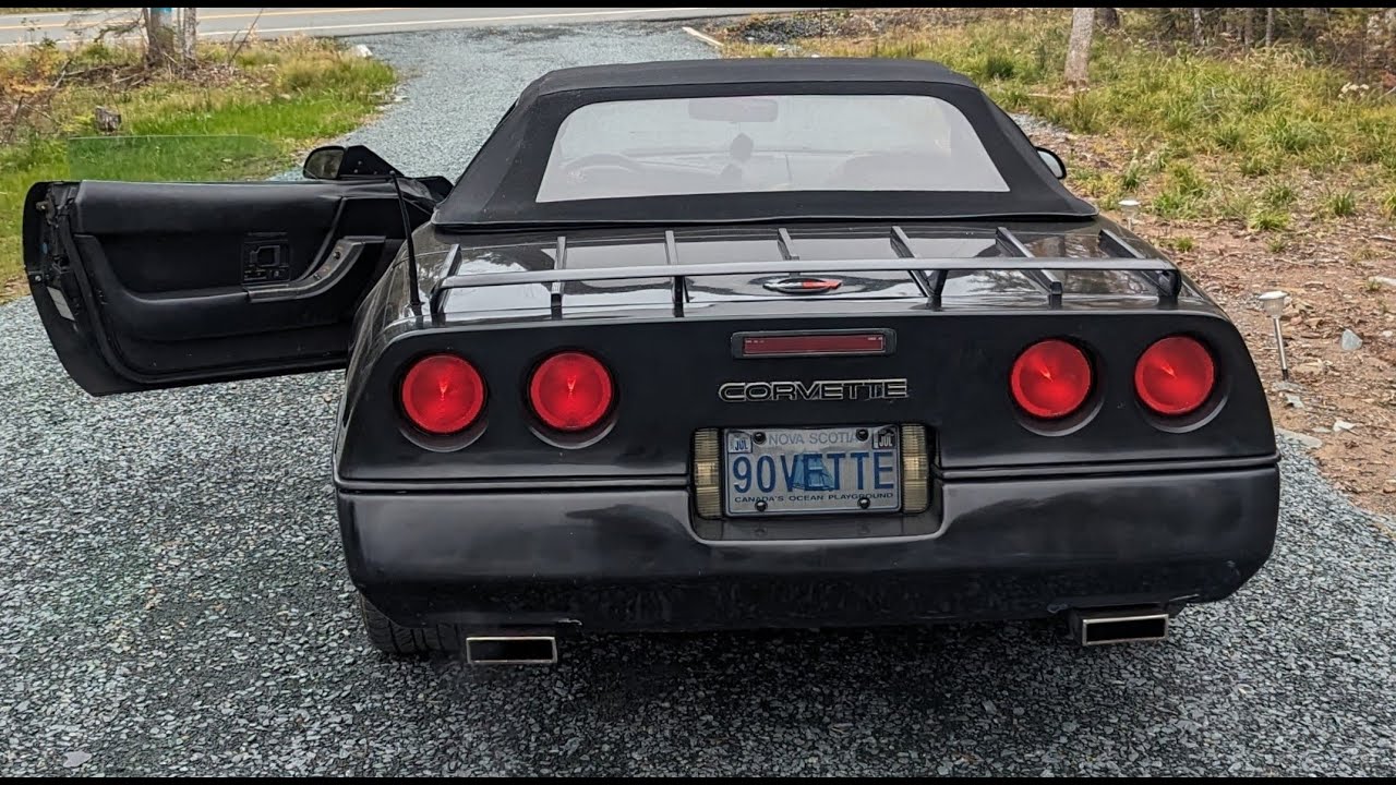 Corvette going in winter storage - YouTube