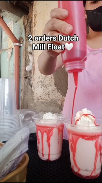 Tara Gawa Tayo 12oz Dutch Mill Float ₱45 #fypシ #dutchmillfloat # ...