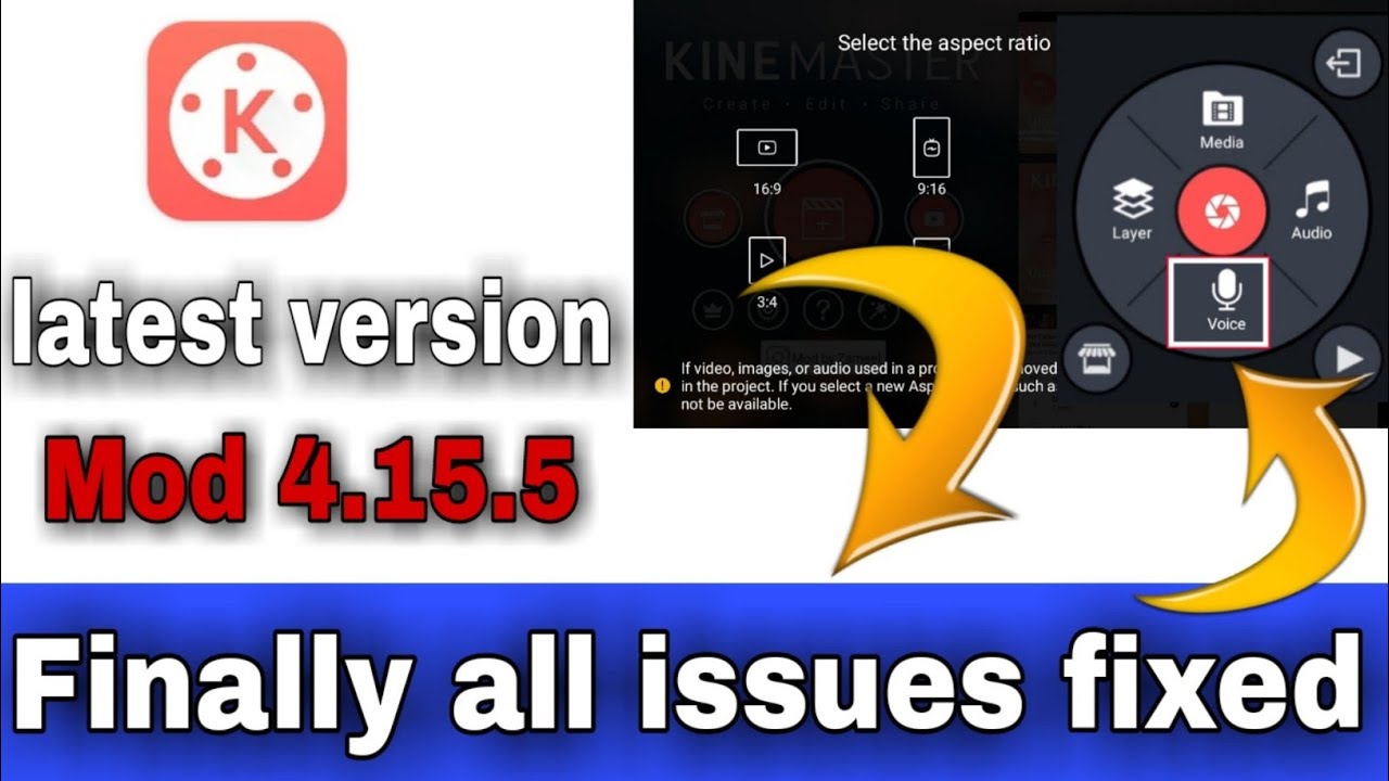 How To Voice Over In Kinemaster | Kinemaster Voice Over Problem Fix | Record Voice In Kinemaster ...