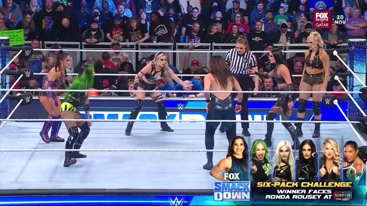 Liv Morgan Vs Rodriguez Vs Shotzi Vs Lacey Evans Vs Deville Vs Li - WWE ...