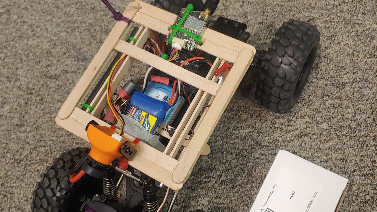 RC Rock Crawler FPV mount build and test. - YouTube