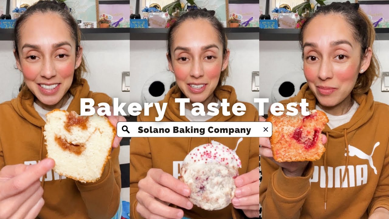 Trying Baked Goods from Solano Baking Company!! 👩‍🍳🍪 #tastetest - YouTube