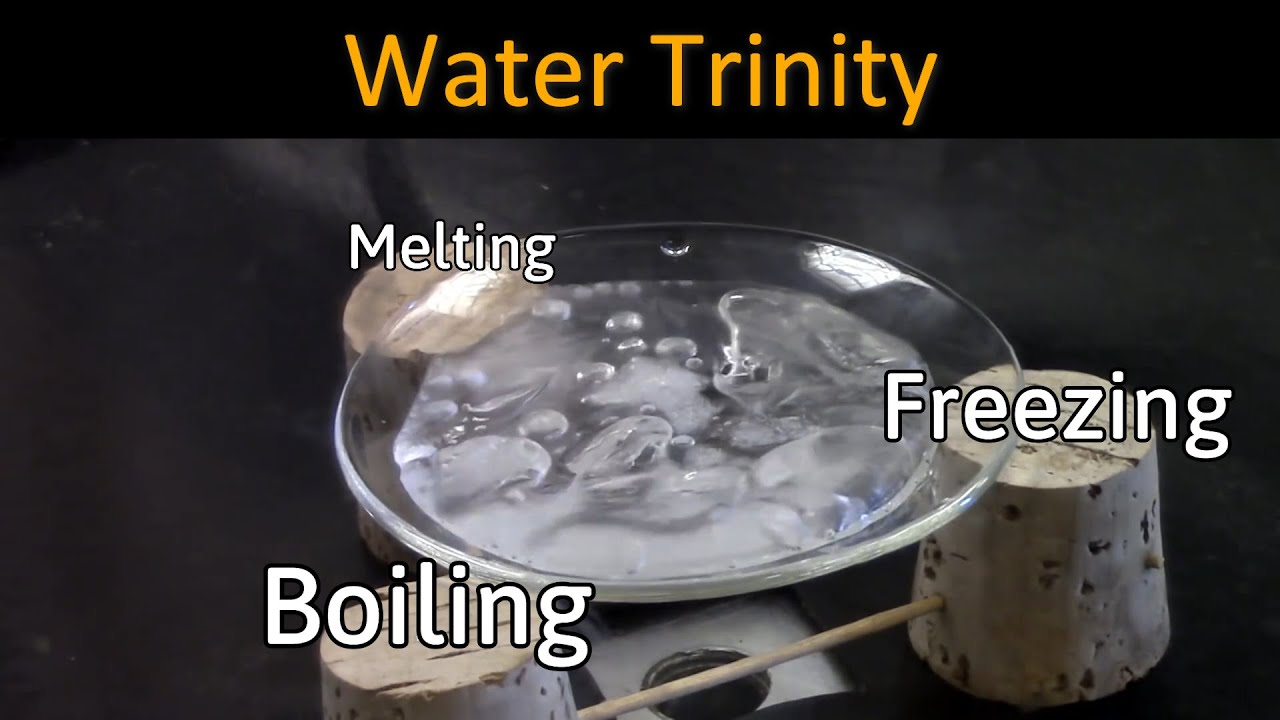 What is the TRIPLE POINT of WATER? - YouTube