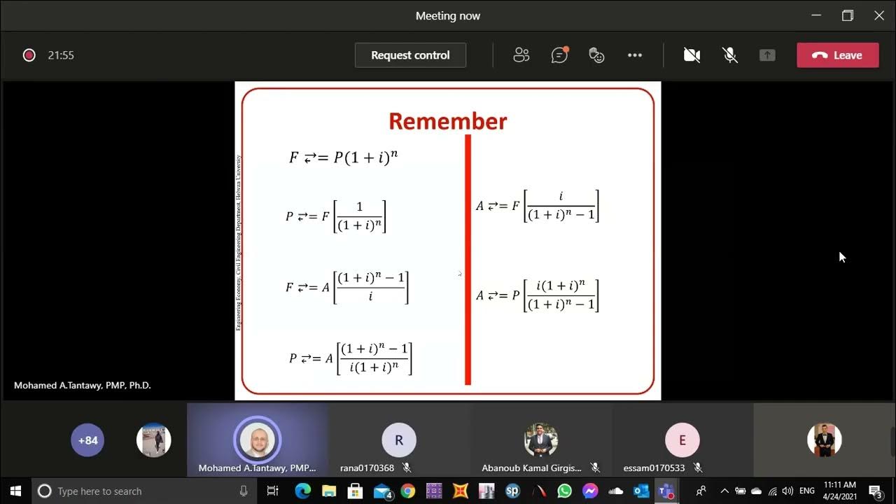03-Arithmetic Geometric Gradient Series | Engineering Economics | Dr ...