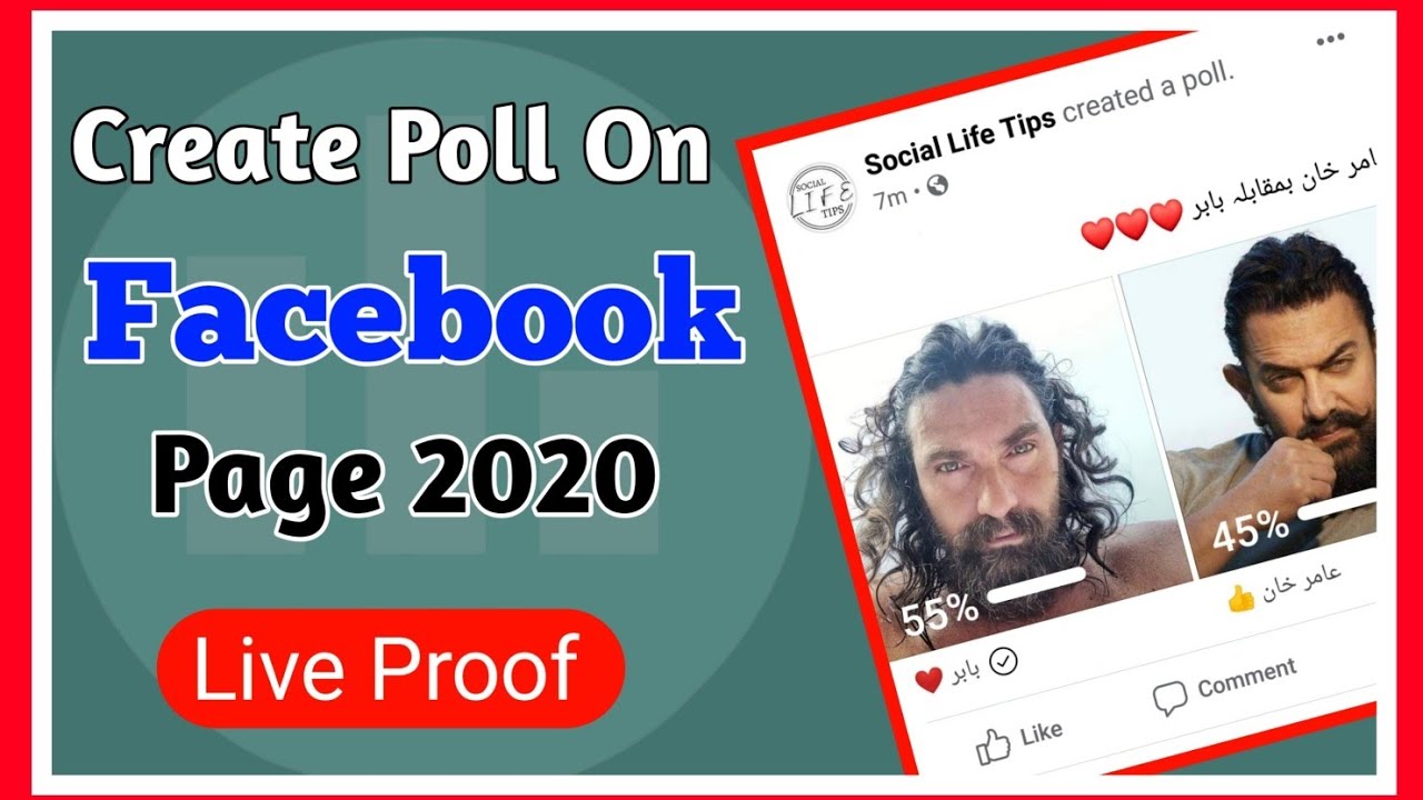 How To Create A Poll On Facebook Page 2020 || How To Make A Poll On ...