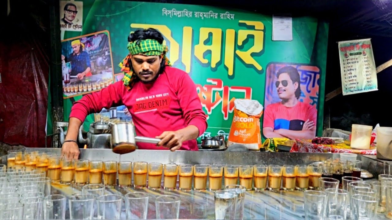 "Exploring Bangladesh's Famous Malai Tea at Jamai Tea Stall - A Must ...