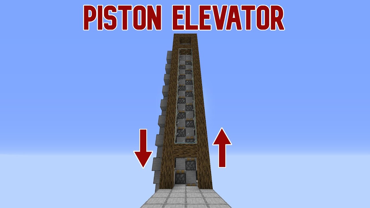 Minecraft Redstone Tutorial: Super Fast Elevator for 1.16 (Any length ...