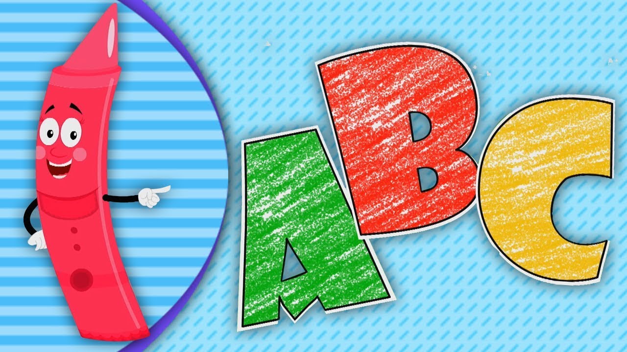 abc canzone | rime prescolari | Crayons ABC Song | Abc Kids - YouTube