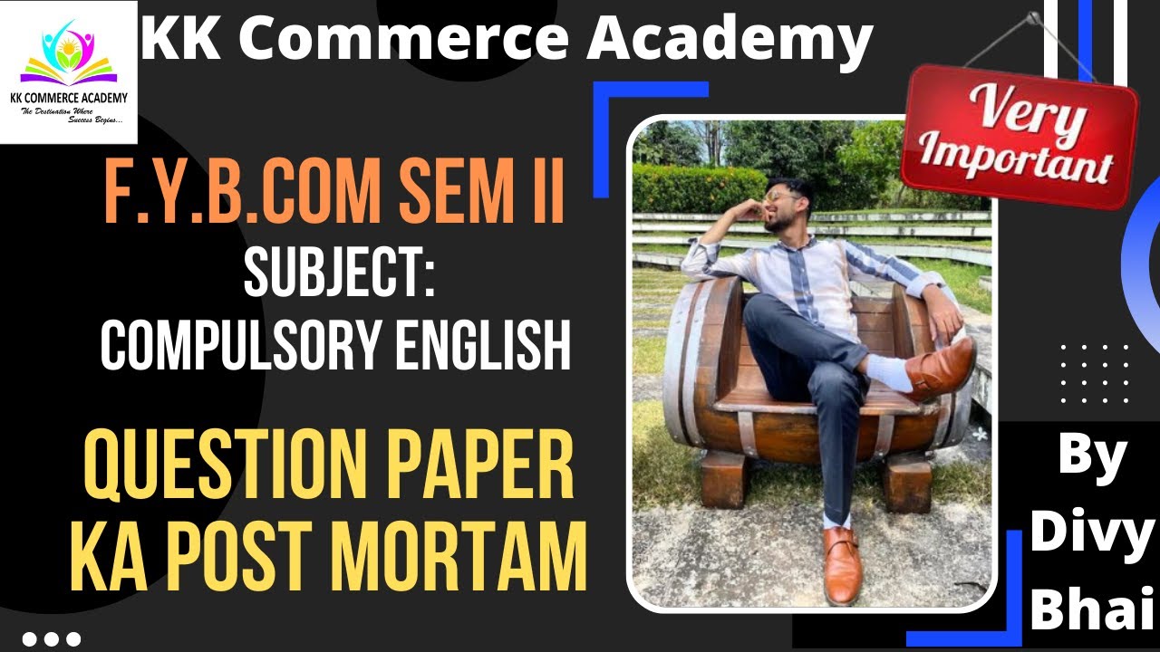 Fybcom| Pune University| Compulsory English | 2019 Paper Pattern ...