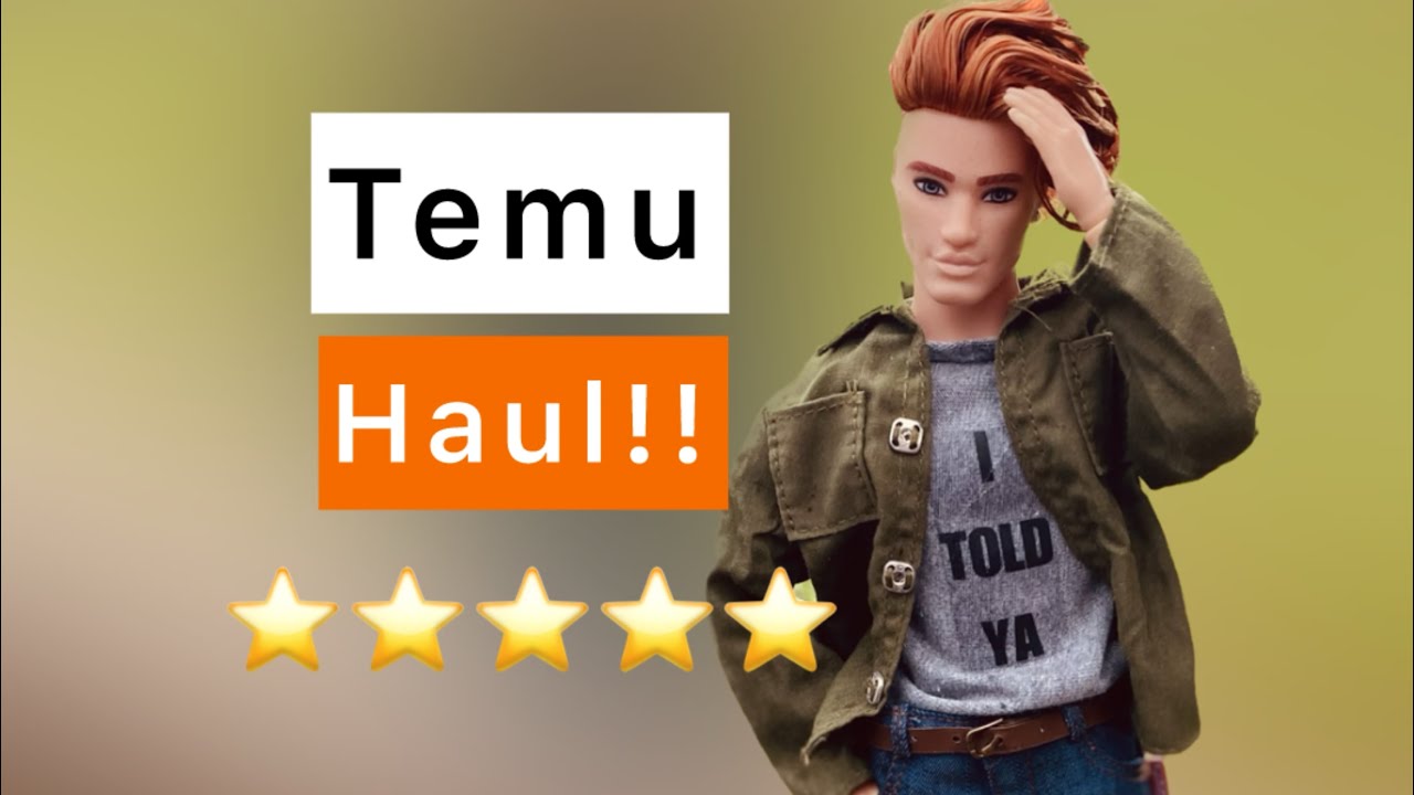Temu Haul Doll Outfits - YouTube