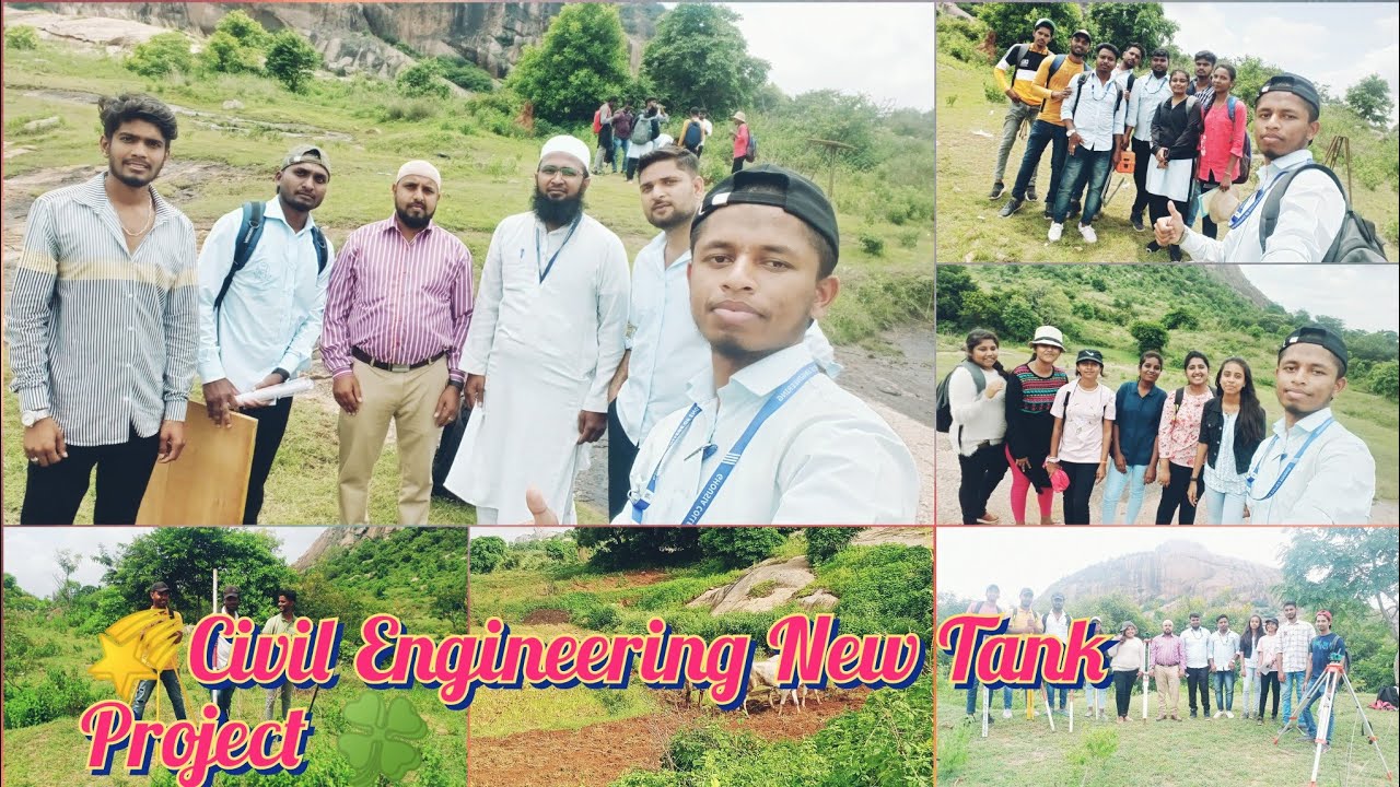 Civil Engineering Survey Camp ! Project On New Tank ! How To Build ...