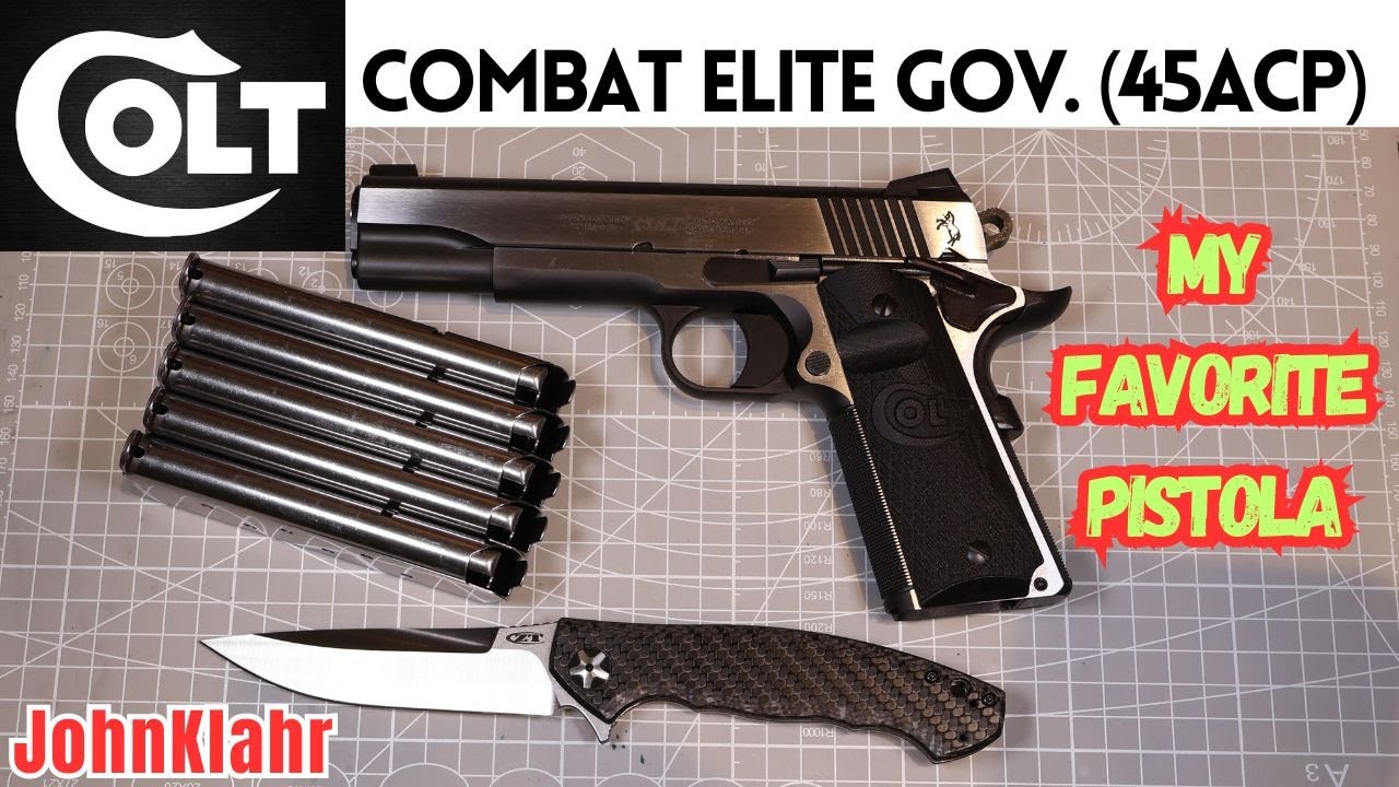 Colt 1911 Combat Elite Government .45 ACP up close and personal and my ...