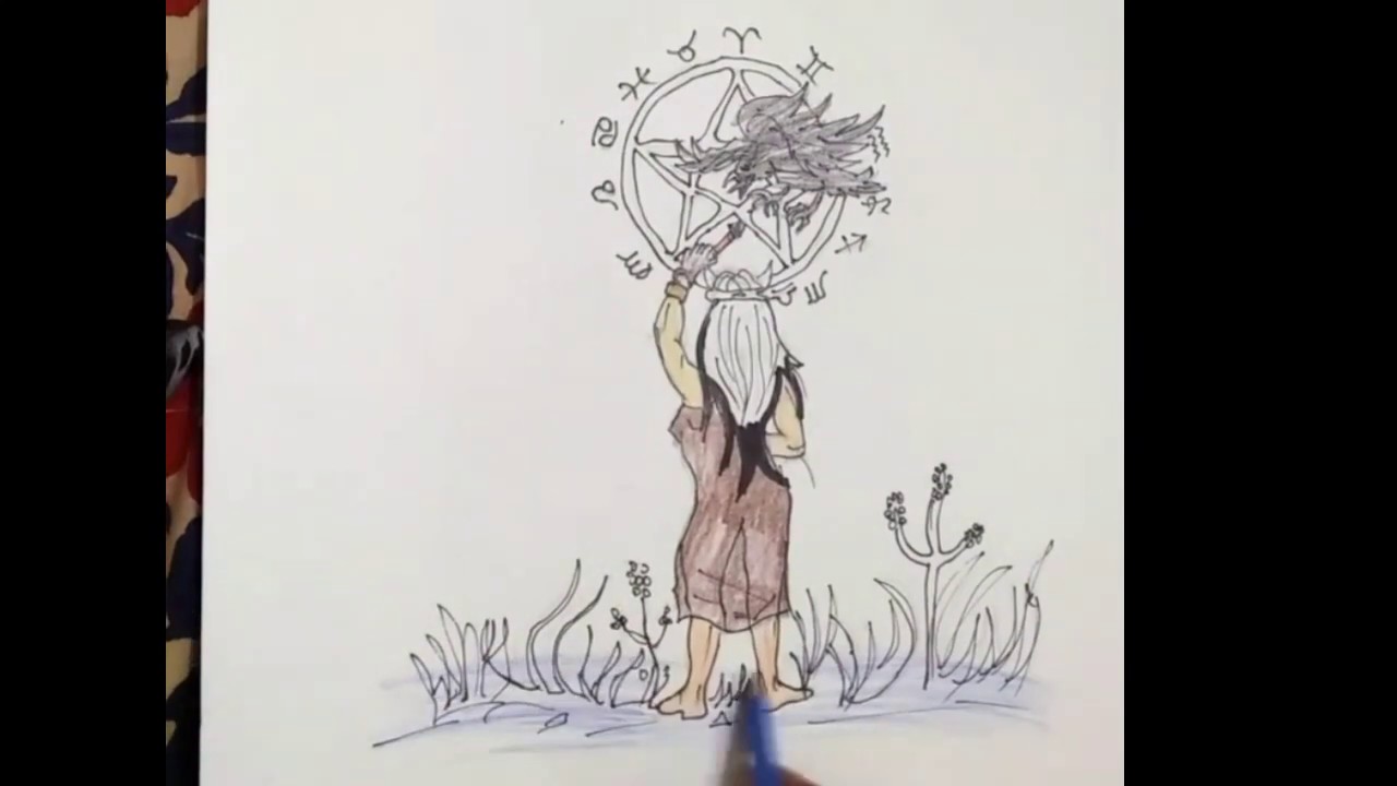 How to Draw a Pagan - YouTube
